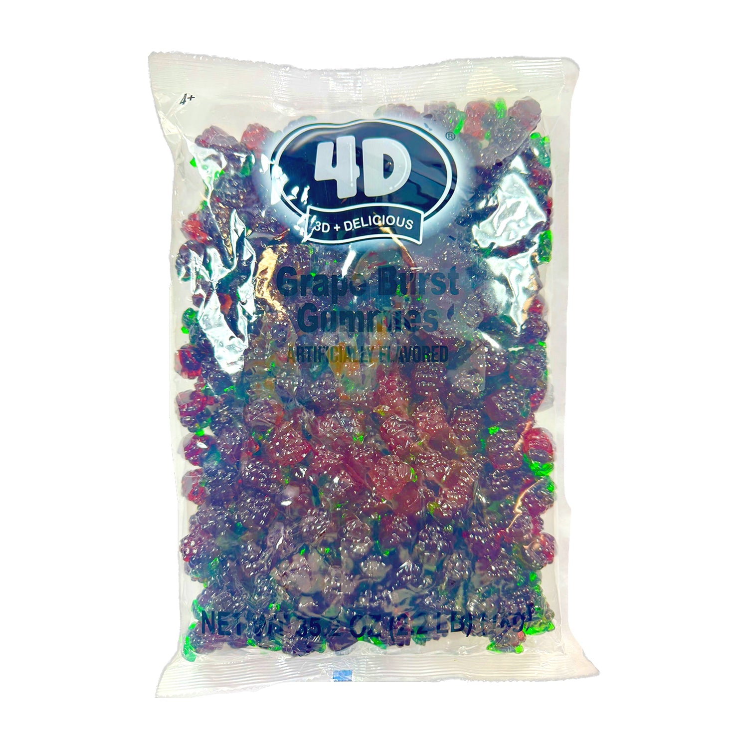Hilco 4D Gummy Grape Bag | 2.2lb, Bag – Jack's Candy