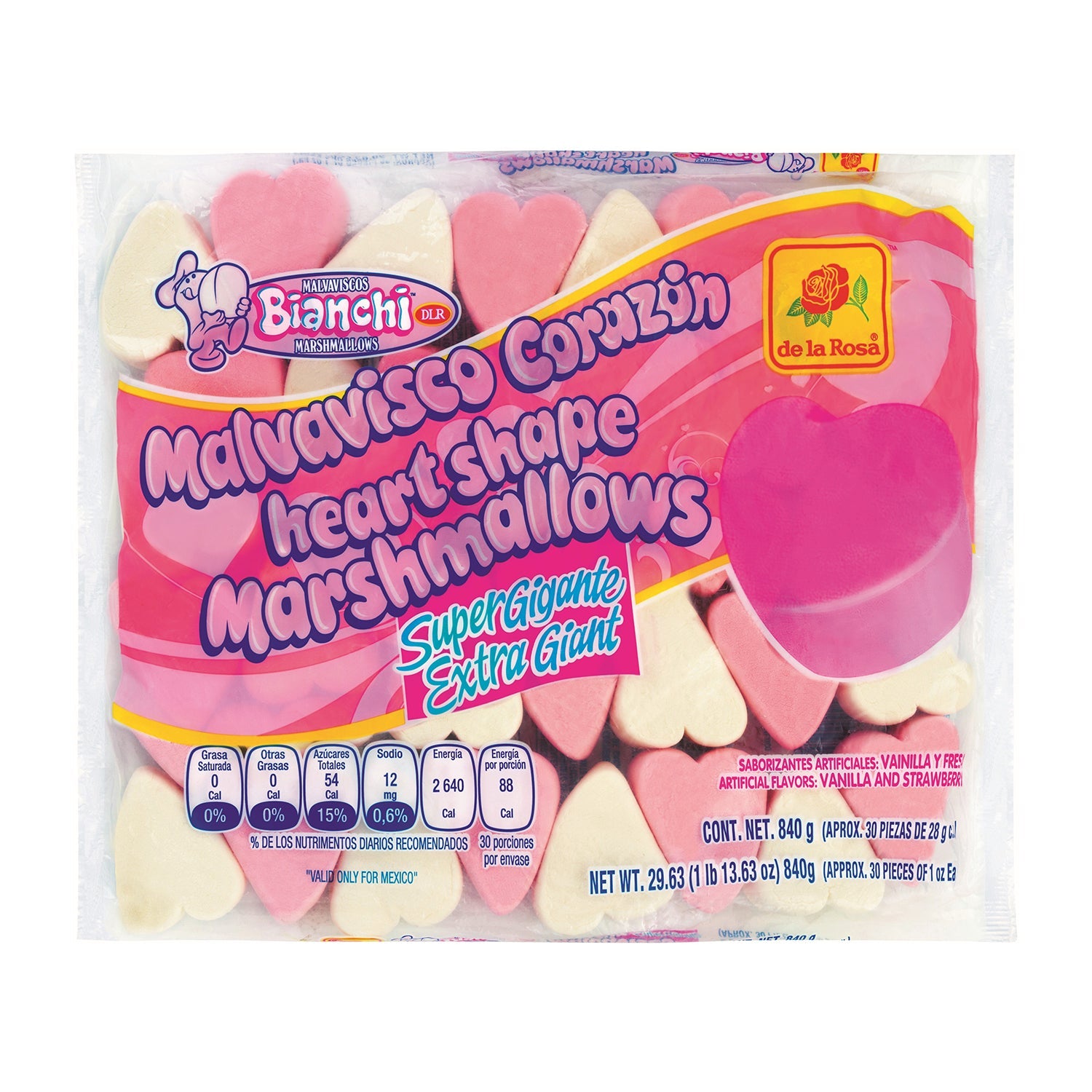 De La Rosa Bombon Corazon Gigante | 840g, Bag – Jack's Candy