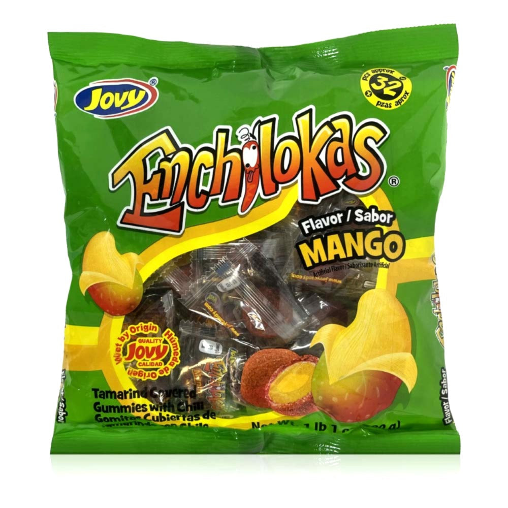 Jovy Enchilokas Mango | 32ct, Bag – Jack's Candy