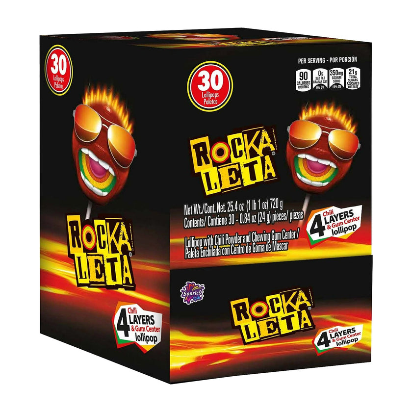 Sonrics Rockaleta Display | 30ct, Box – Jack's Candy