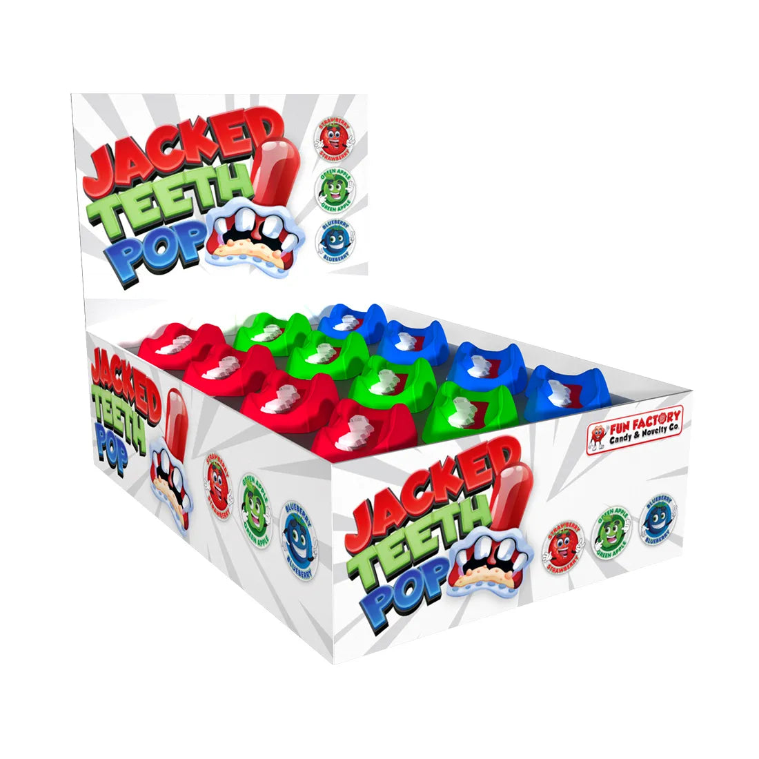 Fun Factory Jacked Teeth Pop 12CT – Jack's Candy
