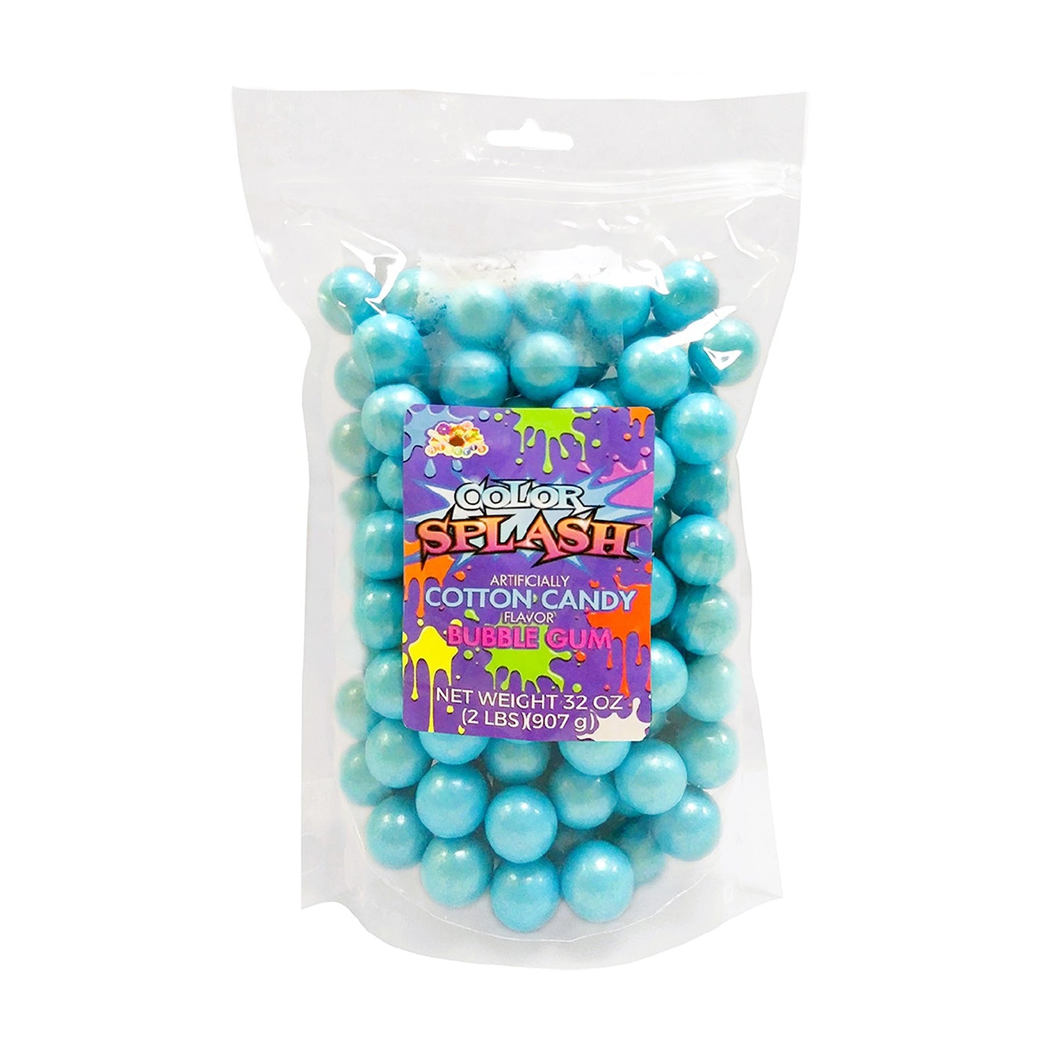 Splash Gumballs (1") Blue Pearl | 2lb, Bag – Jack's Candy