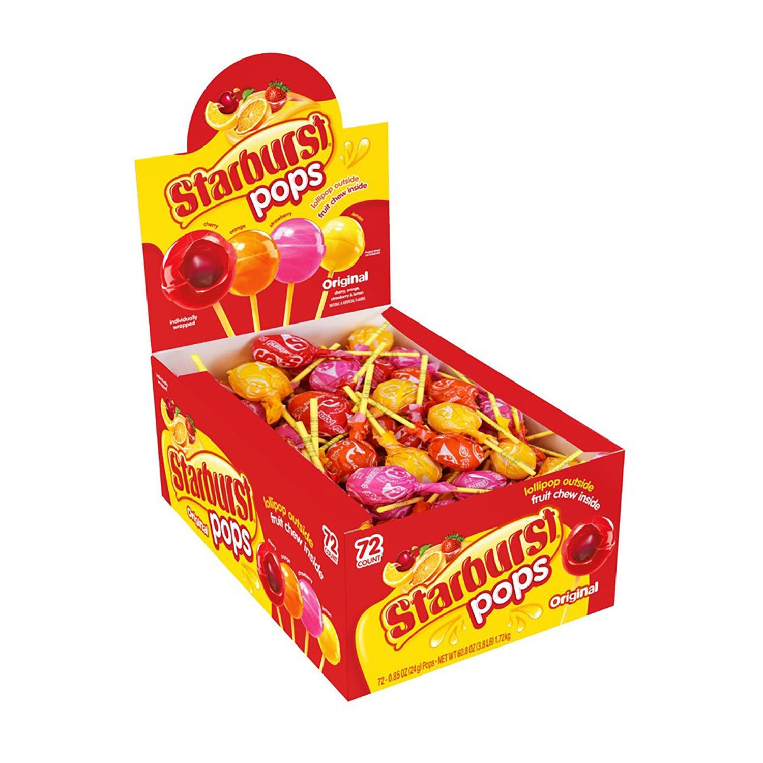 Spangler Candy Starburst Pops | 72ct, Box – Jack's Candy