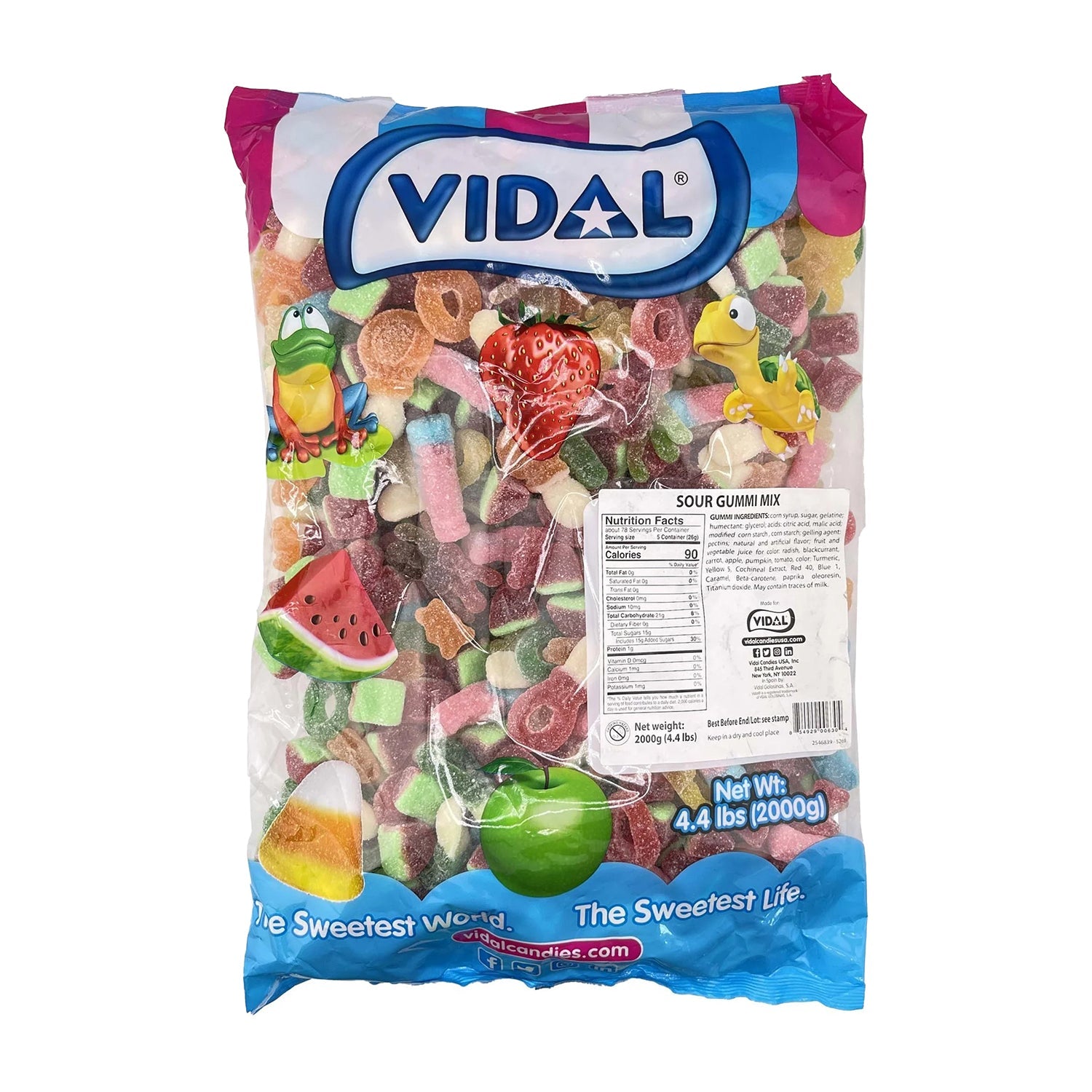 Vidal Gummy Sour Mix | 4.4lb, Bag – Jack's Candy