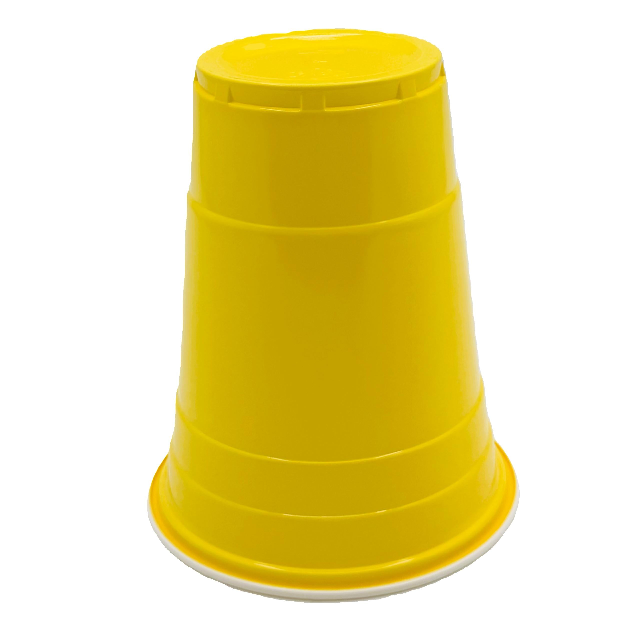 Plastic Cup 16z 24ct-Yellow – Jack's Candy