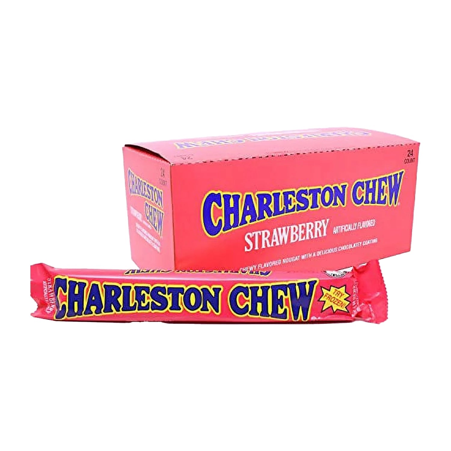 Charleston Chew Strawberry Bar | 24ct, Box – Jack's Candy