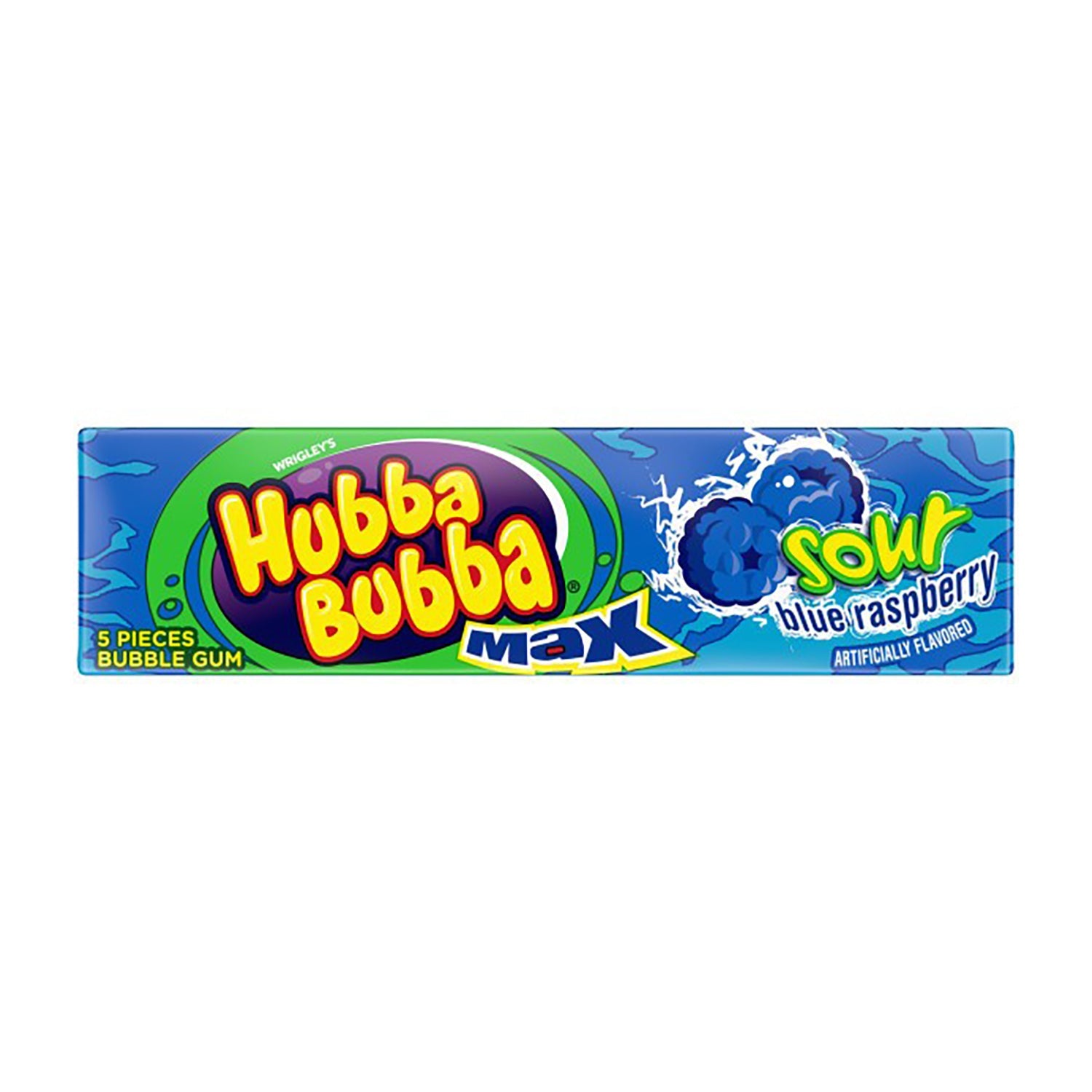 Hubba Bubba Max Sour Blue Raspberry Gum | 18ct, Box – Jack's Candy