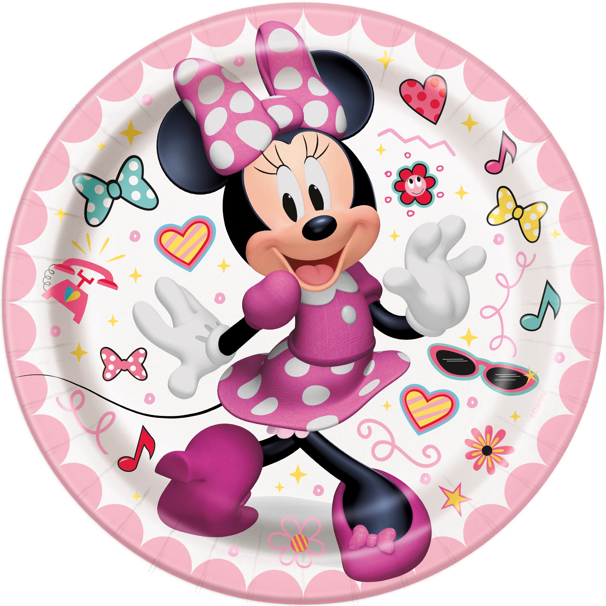 Plate 7" 8ct - Minnie – Jack's Candy