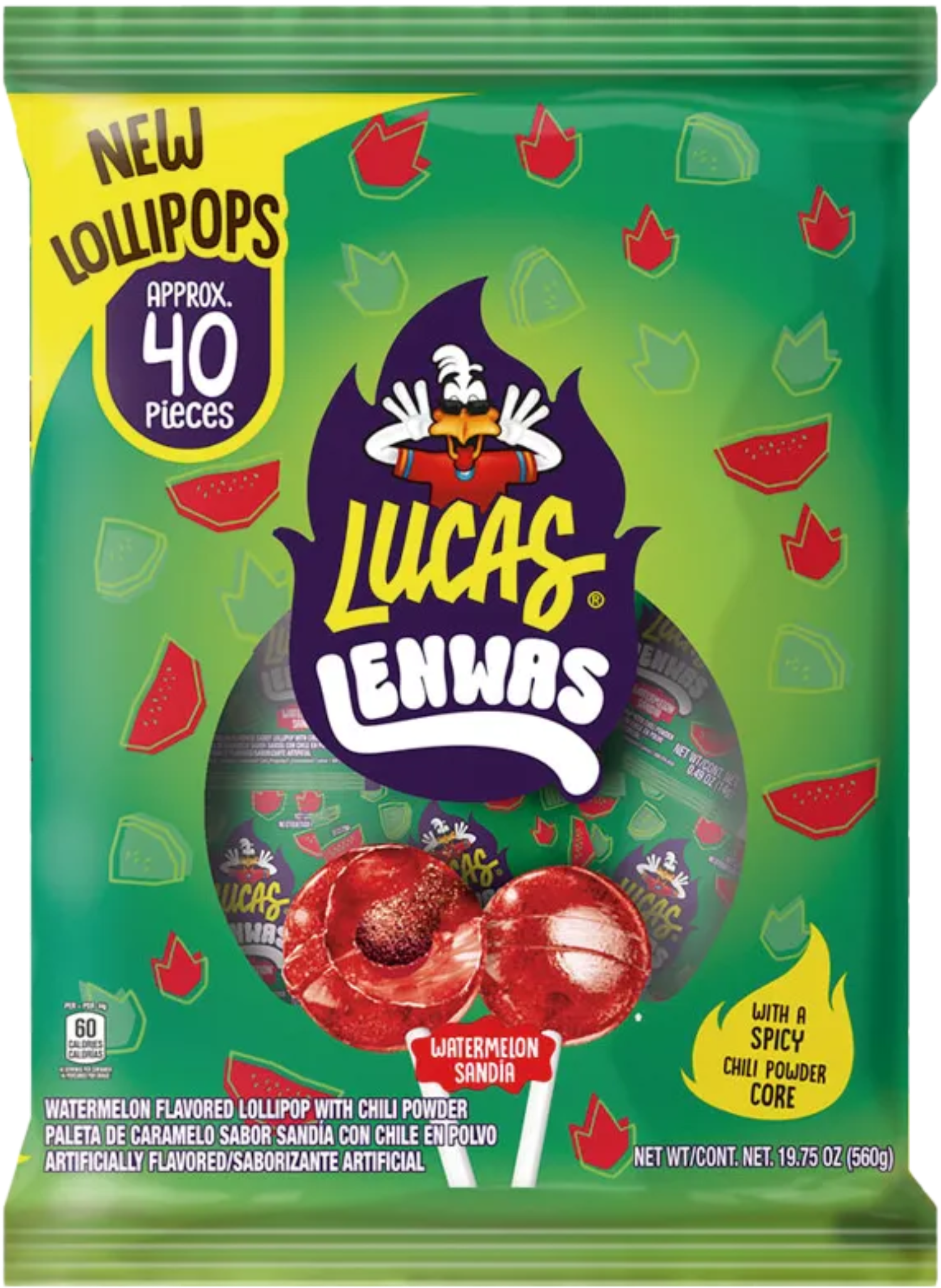 Lucas Paleta Lenwa Sandia 40ct – Jack's Candy