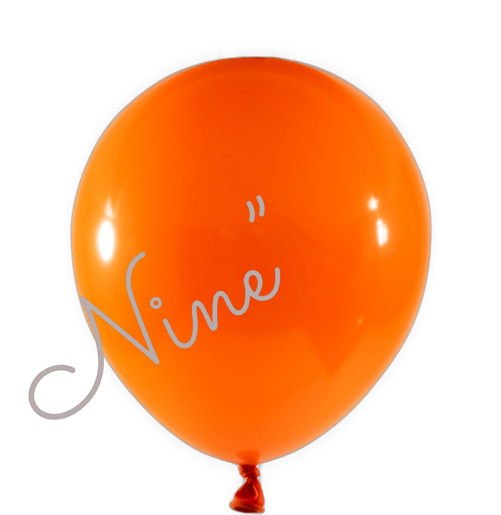 Latex Balloon 9 inch 100ct-Orange – Jack's Candy
