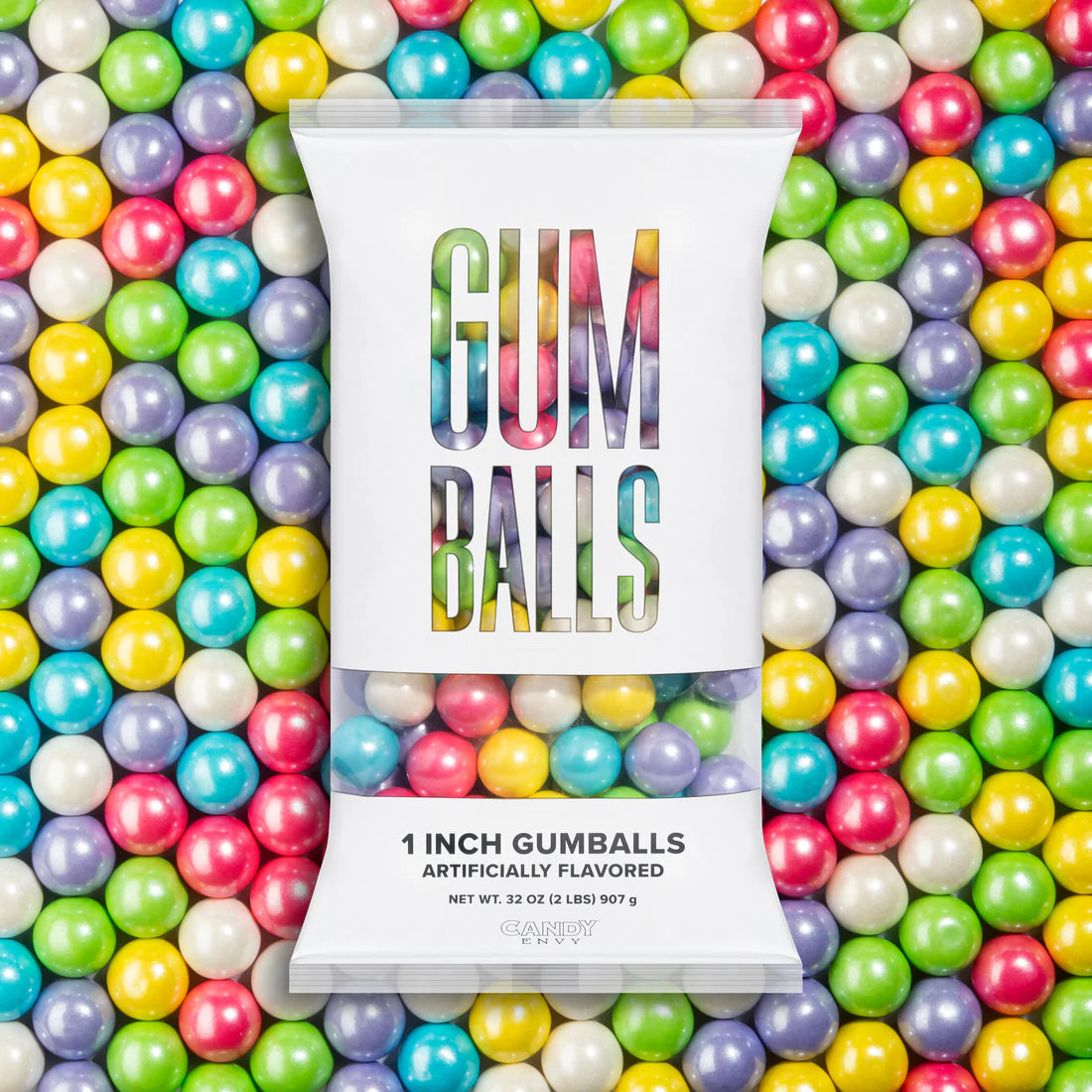 Candy Envy 1" Gumball Shimmer Assorted Spring 2LB – Jack's Candy